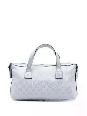Gucci Gg Canvas Handbag - Silver