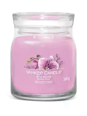 YANKEE CANDLE Medium Wild Orchid Candle - Purple