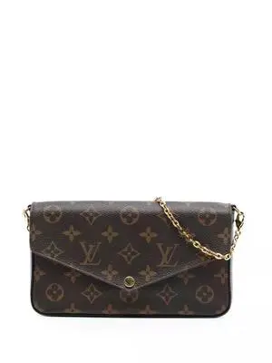 LOUIS VUITTON Monogram Pochette Felicie - Brown