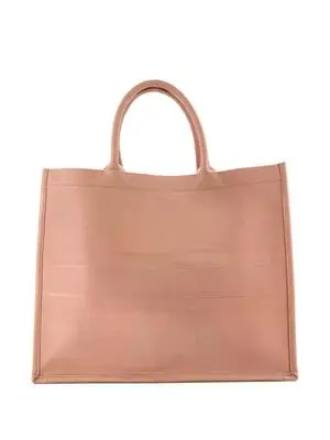 Dior Book Embossed Leather Large Tote Bag - Neutrals
