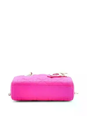 Dior Lady D-joy Micro Satchel Cannage Quilt Lambskin - Pink