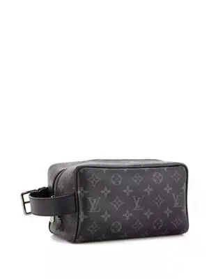 LOUIS VUITTON Dopp Kit Toiletry Monogram Eclipse Canvas Pouch