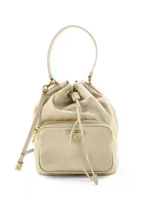 Prada Re-nylon Small Bucket Bag Drawstring