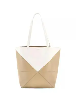 Loewe Puzzle Fold Medium Tote Bag - Neutrals