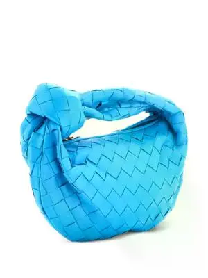 Bottega Veneta Jodie Intrecciato Nappa Mini Hobo Bag - Blue