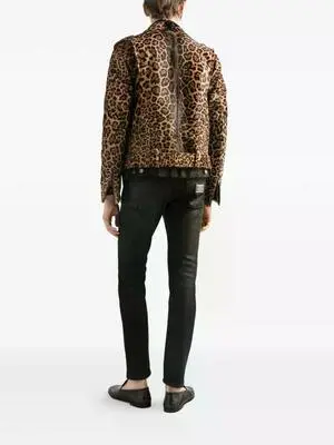 Dolce & Gabbana Leopard-print Zipped Jacket