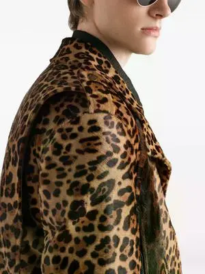 Dolce & Gabbana Leopard-print Zipped Jacket