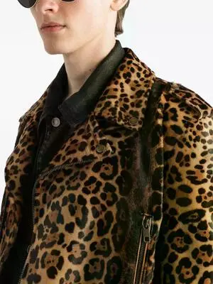 Dolce & Gabbana Leopard-print Zipped Jacket