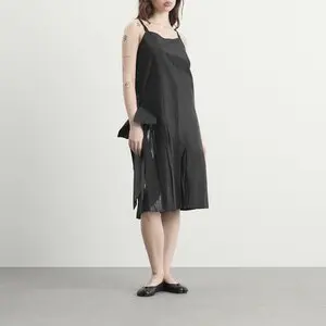 MAISON MARGIELA Midi Dress With Bow Detail