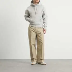 Ami Baggy Cotton Gabardine Trousers