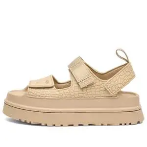 UGG Goldenglow Embossed Sandal - Mustard Seed