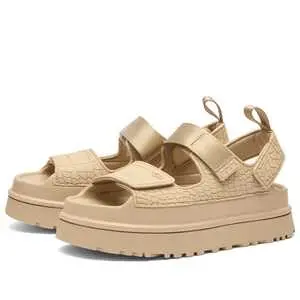 UGG Goldenglow Embossed Sandal - Mustard Seed