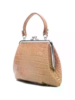 VIVIENNE WESTWOOD Orb Embossed Top-handle Tote Bag - Neutrals