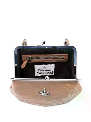 VIVIENNE WESTWOOD Orb Embossed Top-handle Tote Bag - Neutrals