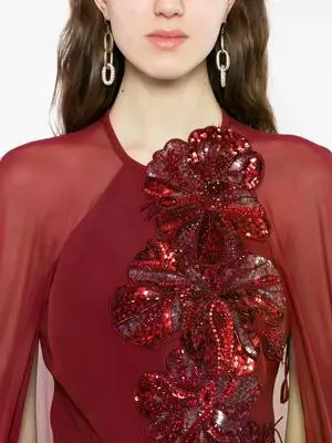 Elie Saab Sequin-embellished Jumpsuit