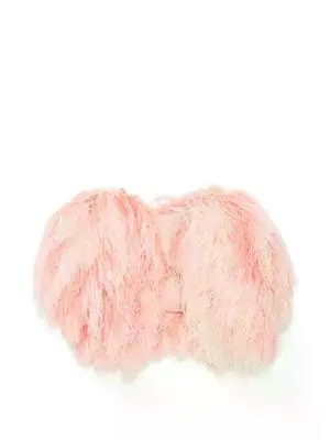 ISABEL SANCHIS Feather-embellished Jacket - Pink
