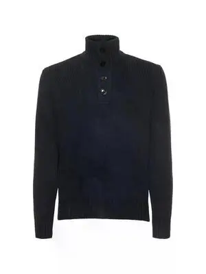 TOM FORD Button High-collar Sweater