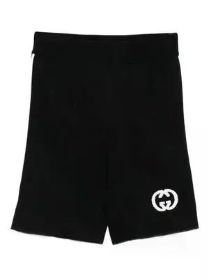 Gucci Logo-motif Shorts - Black