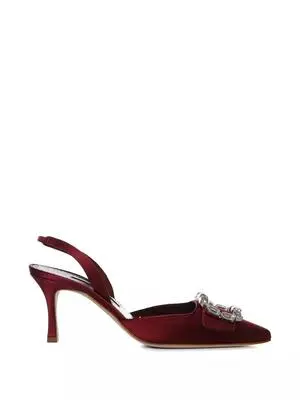 Manolo Blahnik Jewel Embellished Pointed Pumps