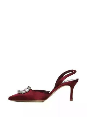 Manolo Blahnik Jewel Embellished Pointed Pumps