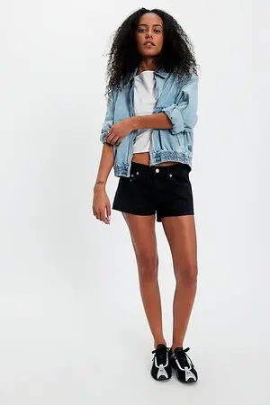 AGOLDE Parker Low-rise Denim Shorts - Phase
