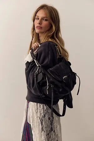 Free People We The Free Baby Asher Tote Bag - Black