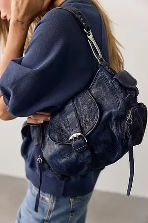 Free People We The Free Baby Asher Tote Bag - Navy