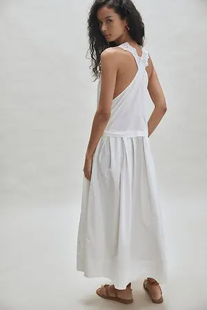 Free People Making Mends Apron Midi Dress