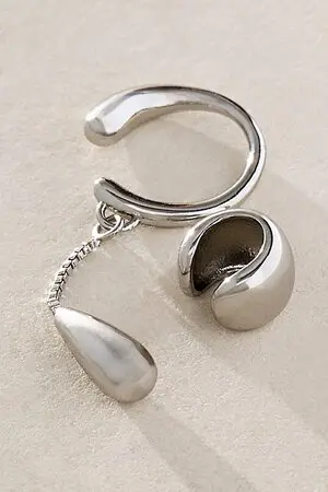 Free People Mari Ear Cuff Set - Silver