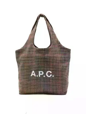 A.p.c. Ninon Houndstooth Tote Bag