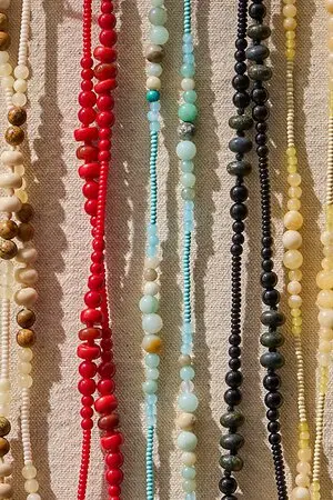 Free People Hettie Semiprecious Strand Necklace - Turquoise