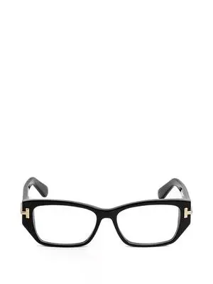 TOM FORD Geometric Frame Glasses - Black