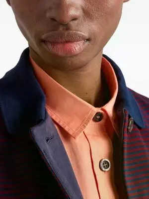 Prada Cotton Poplin Shirt With Classic Collar And Pockets