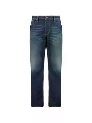 DIESEL® Faded Effect Cotton Jeans