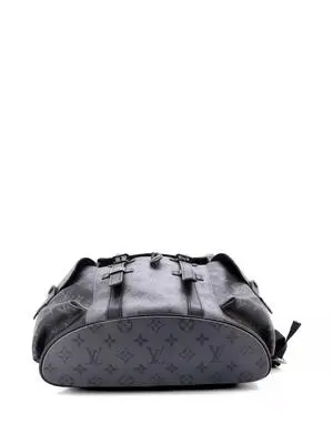 LOUIS VUITTON Christopher Reverse Monogram Eclipse Canvas Mm Backpack