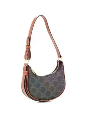 Celine Ava Bag Triomphe Coated Canvas Mini Shoulder Bag