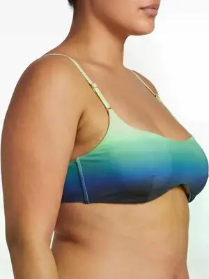 Casablanca Gradient-print Bikini Top