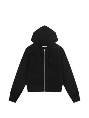 ENTIRE STUDIOS Slim Zip-up Hooded Sweater - Black