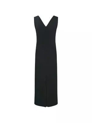 THE ROW Tefra V-neck Midi Dress