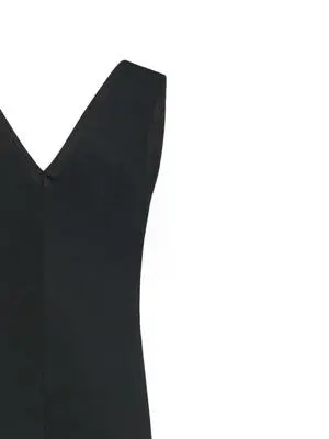THE ROW Tefra V-neck Midi Dress