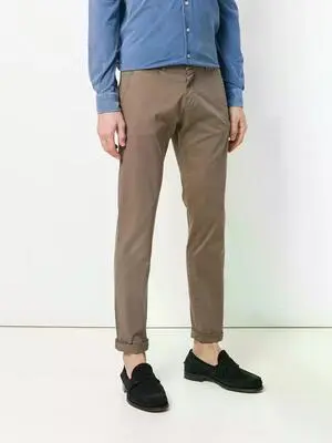 BRIGLIA 1949 Slim Chino Trousers - Brown