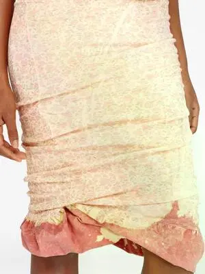 DIESEL® Floral Print Ruffled Skirt