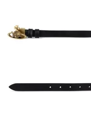 VIVIENNE WESTWOOD Orb Buckle Leather Belt