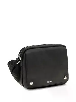 Loewe Medium Pebble Leather Messenger Bag - Black
