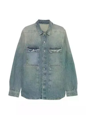 Rick Owens Denim Outershirt Jacket - Blue