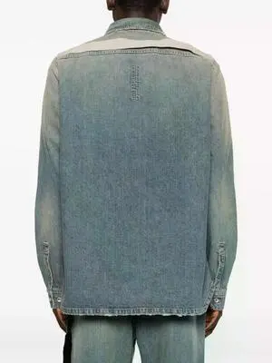 Rick Owens Denim Outershirt Jacket - Blue