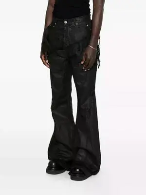 Rick Owens Frayed Denim Jeans