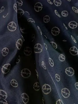 Giorgio Armani Patterned Silk Pocket Square