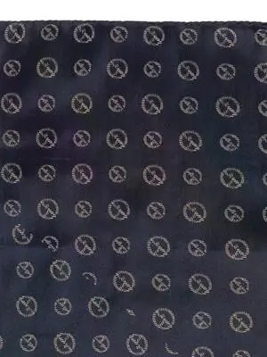 Giorgio Armani Patterned Silk Pocket Square