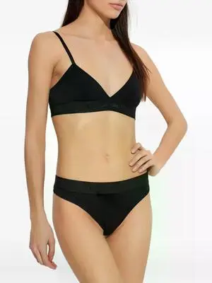 TOM FORD Logo-band Bra - Black